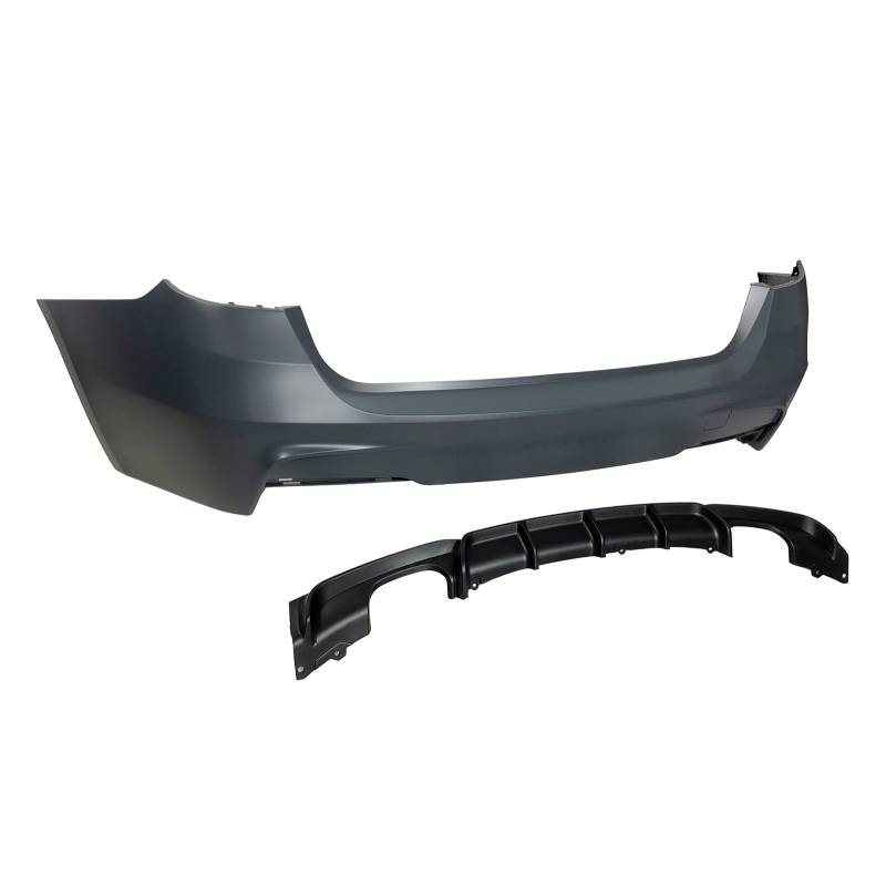 Pare-Choc Arrière BMW F31 Look M Performance 2 Sortie double - Auto Tuning